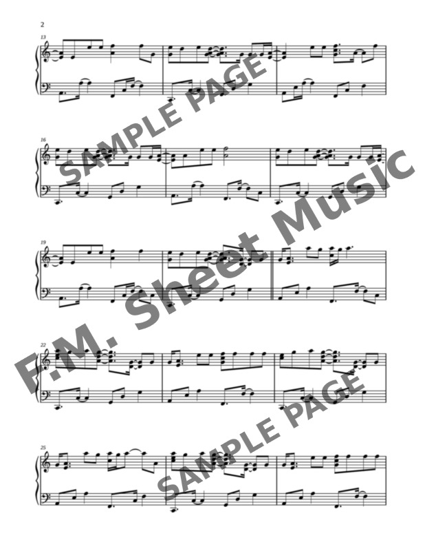 Self Esteem (Intermediate Piano) By The Offspring - F.M. Sheet Music - Pop Arrangements by ...